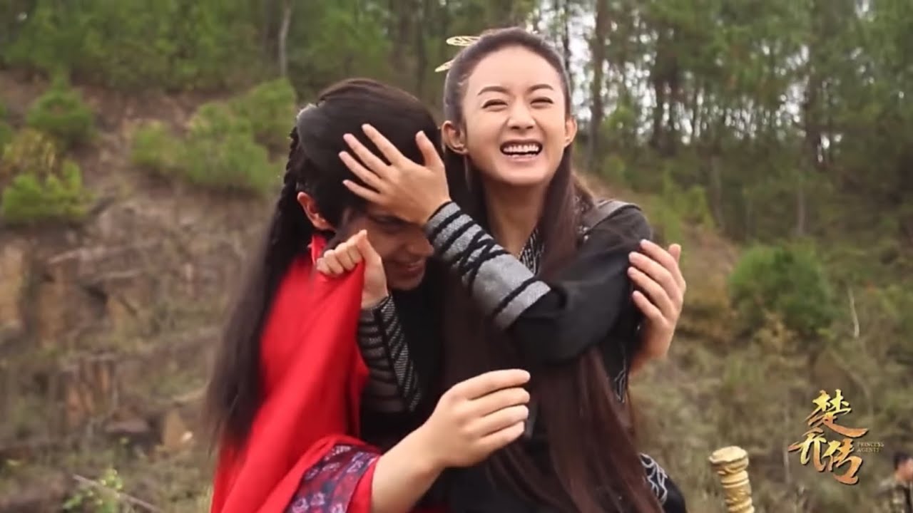 Deng Lun & Zhao Liying have fun BTS - YouTube