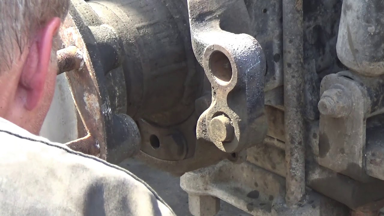 Replacing stuck, rusted brake shoe anchors on a big truck. May 14, 2018 ...