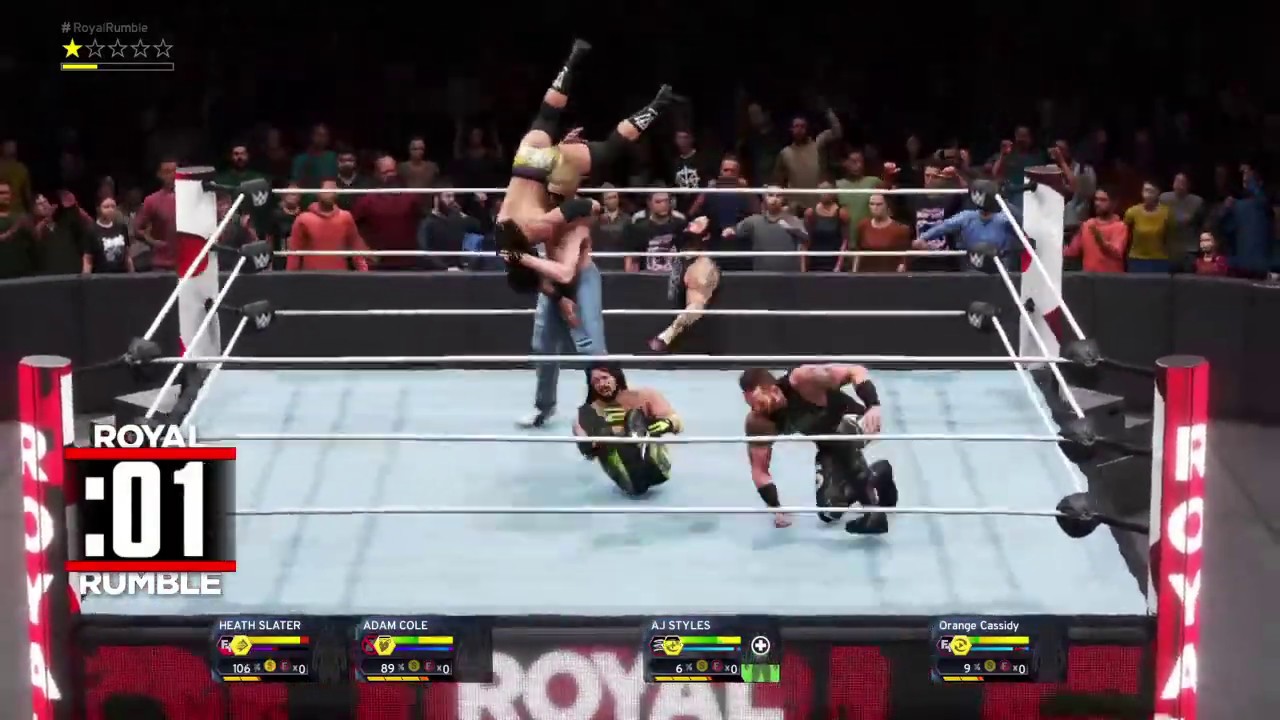 WWE 2K20 (PS4) Royal Rumble Gameplay - YouTube