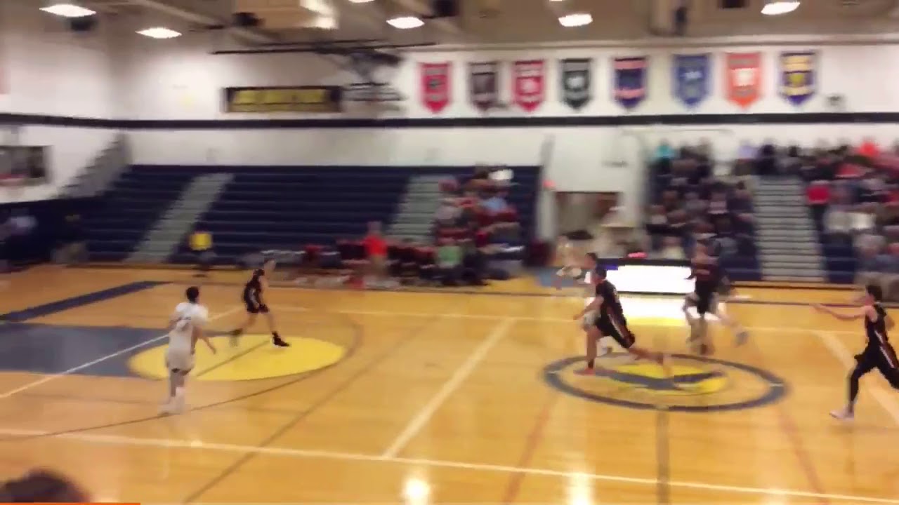 Wayne Eagles full court fast break vs. Waterloo Indians 12/23/2017 ...