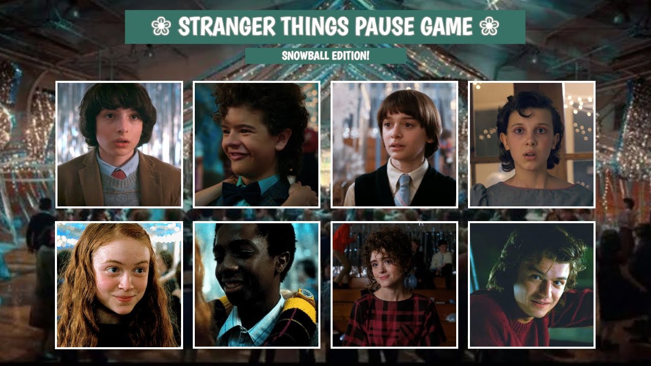 SNOWBALL ☆ STRANGER THINGS PAUSE GAME - YouTube
