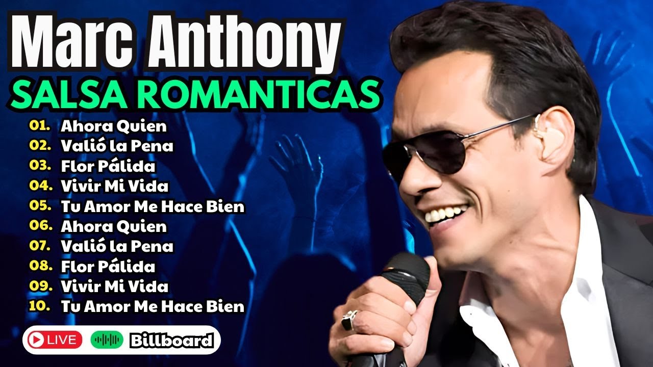 Marc Anthony Mix Salsa Romanticos ~ MarcAnthony 30 Grandes Éxitos Salsa ...