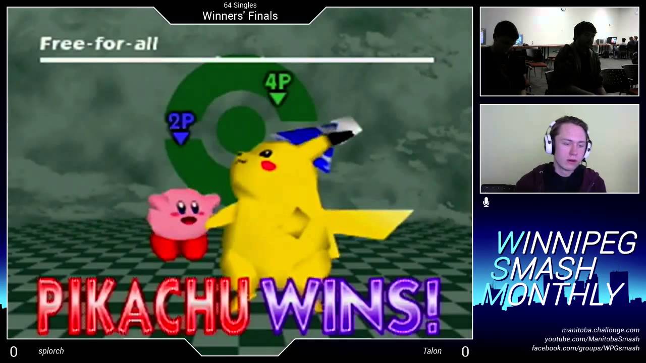 WSM16 Talon (Pikachu, C. Falcon) vs. SPLORCH (Kirby) - 64 Singles WF ...