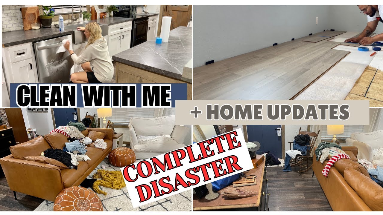 COMPLETE DISASTER HOUSE / DEEP CLEANING / NEW HOME UPDATES / CLEANING ...