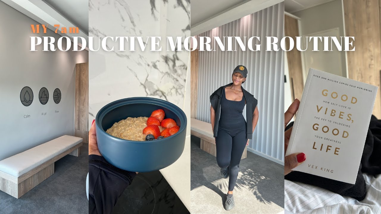 My 7am productive *morning routine* - YouTube