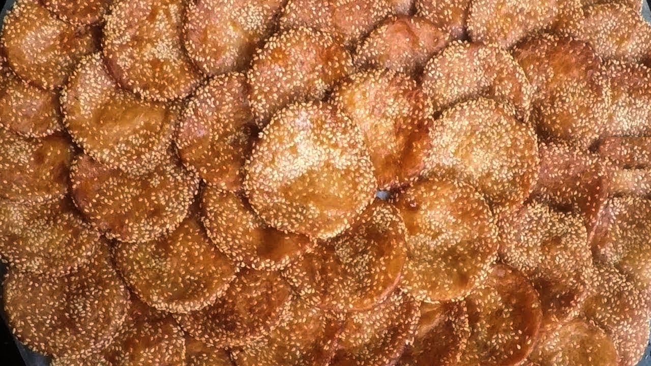 Traditional Sweet in Andhra - Nuvvula Ariselu | Rice Flour And Jaggery ...