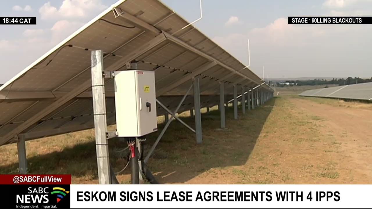 Eskom signs lease agreements with 4 IPPs - YouTube