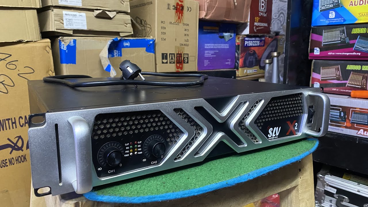 SLV X2 4000watt Amplifier || review & price | Slv amplifier X-Series X2 ...