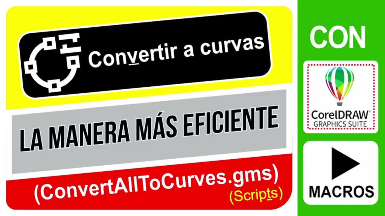 CONVERTIR A CURVA "LA MANERA MAS EFICIENTE" no mas errores a la hora de ...