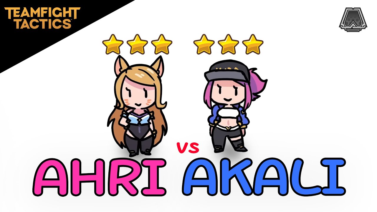 what happens when AKALI 3 meets AHRI 3 in TFT? - YouTube