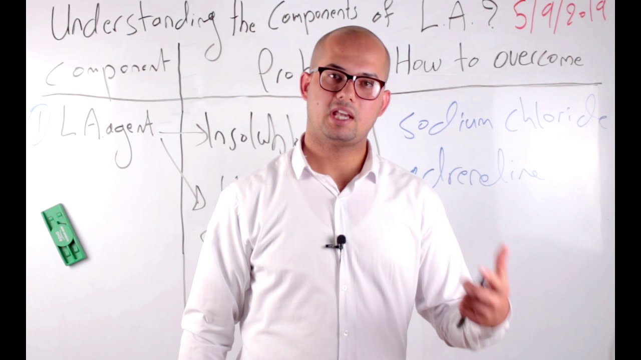 Understanding the components of Local anesthesia in depth - YouTube