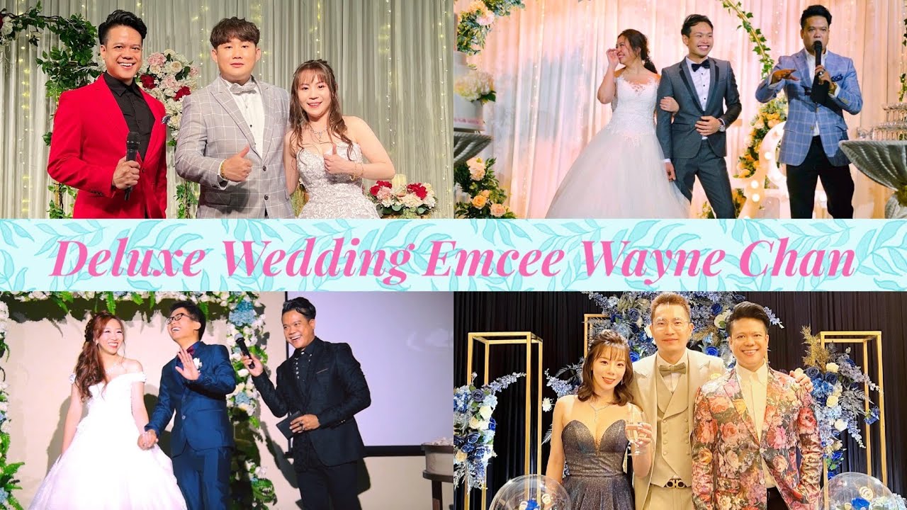 Top Singapore Wedding Emcee Wayne Chan Professional Host Showcase - YouTube