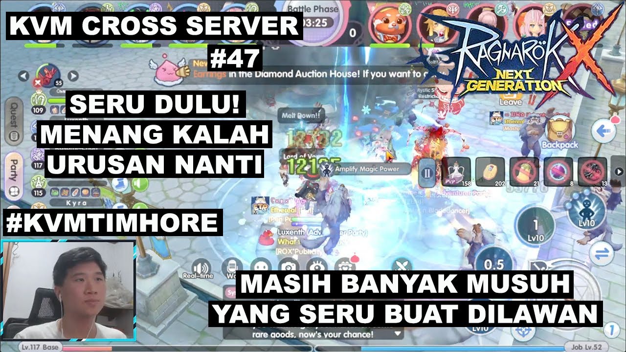 KVM TIM HORE #47 CROSS SERVER! INILAH ARTI DARI TEAMWORK! RAGNAROK X ...