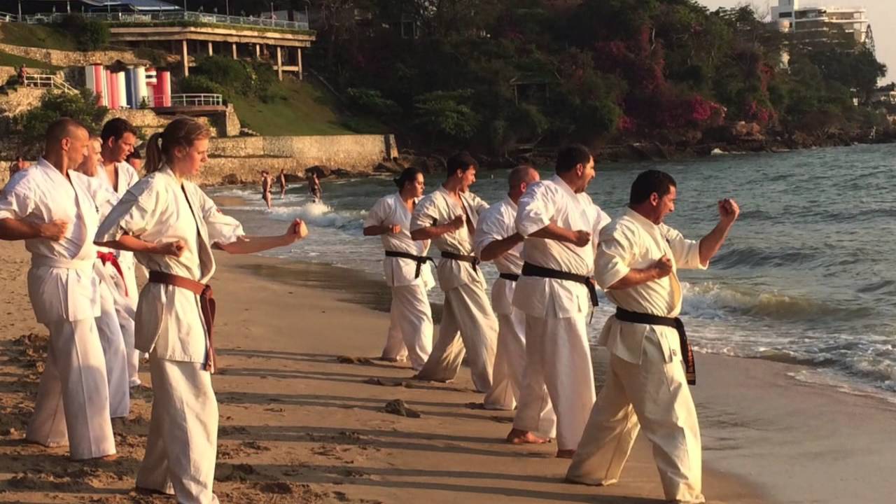 Judd Reid Kyokushin Uchi Deshi karate camp in Jomtien, Thailand - YouTube