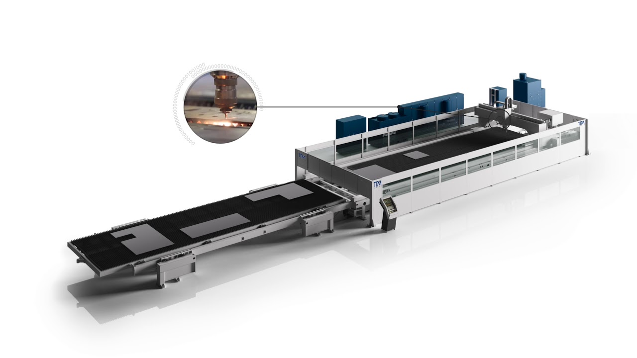 TTM Tube Laser cutting machine TL Series - YouTube