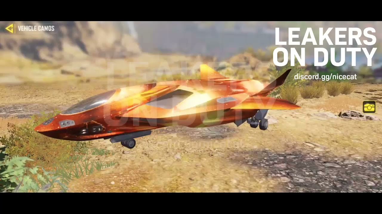 New Jet Vehicle Skin in season 5 codm - YouTube