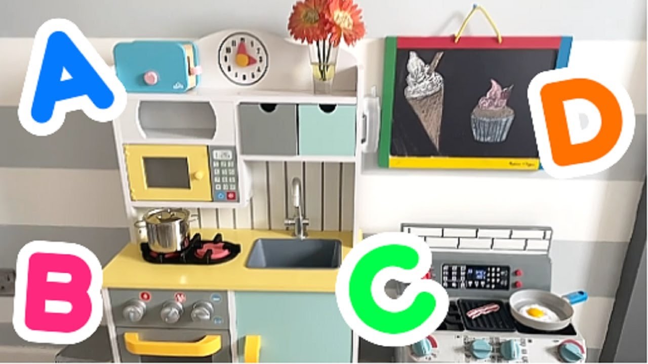 Learn ABC's / Alphabet. Words To Do With The Kitchen! Play Kitchen ...