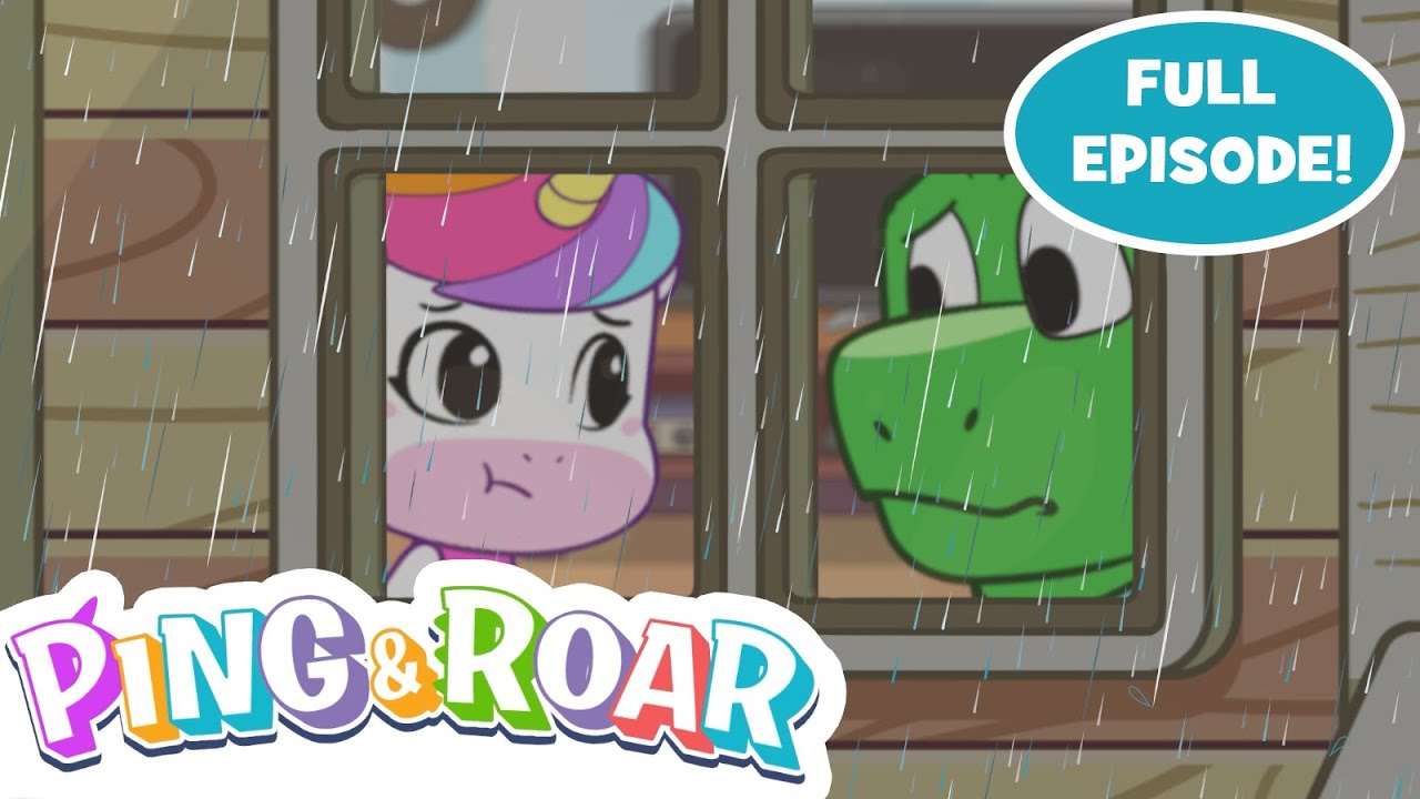 Stormy Day Blues! 🌧️ | Ping & Roar's Rainy Day Adventure | Unicorn ...