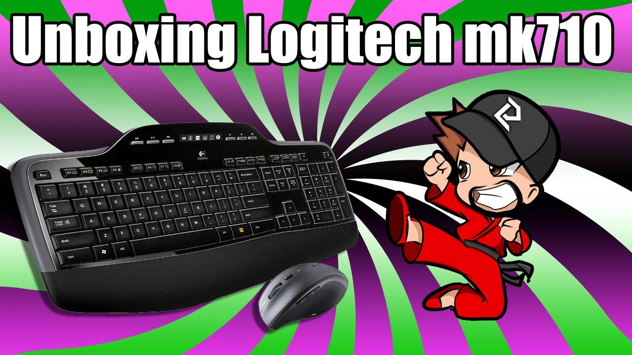 Unboxing Logitech Wireless Desktop MK710 - YouTube