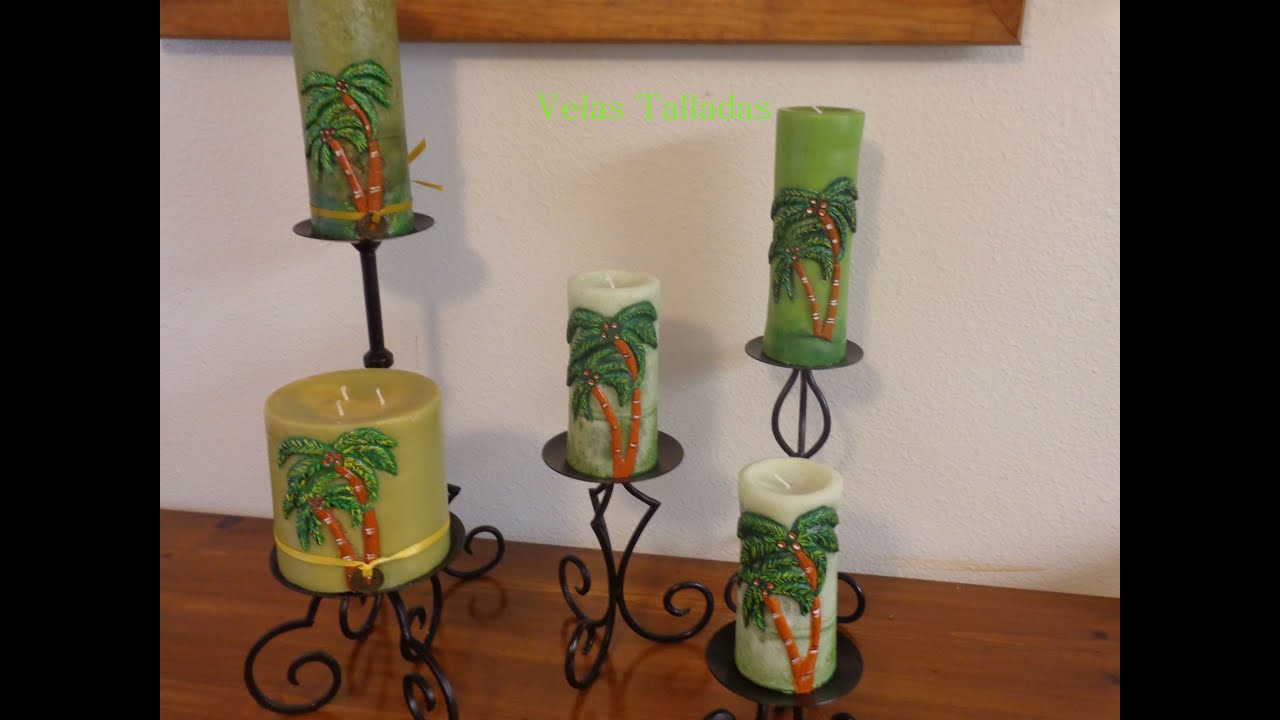 Diy: Manualidades de Velas talladas parte 1 (Candle Carving) - YouTube