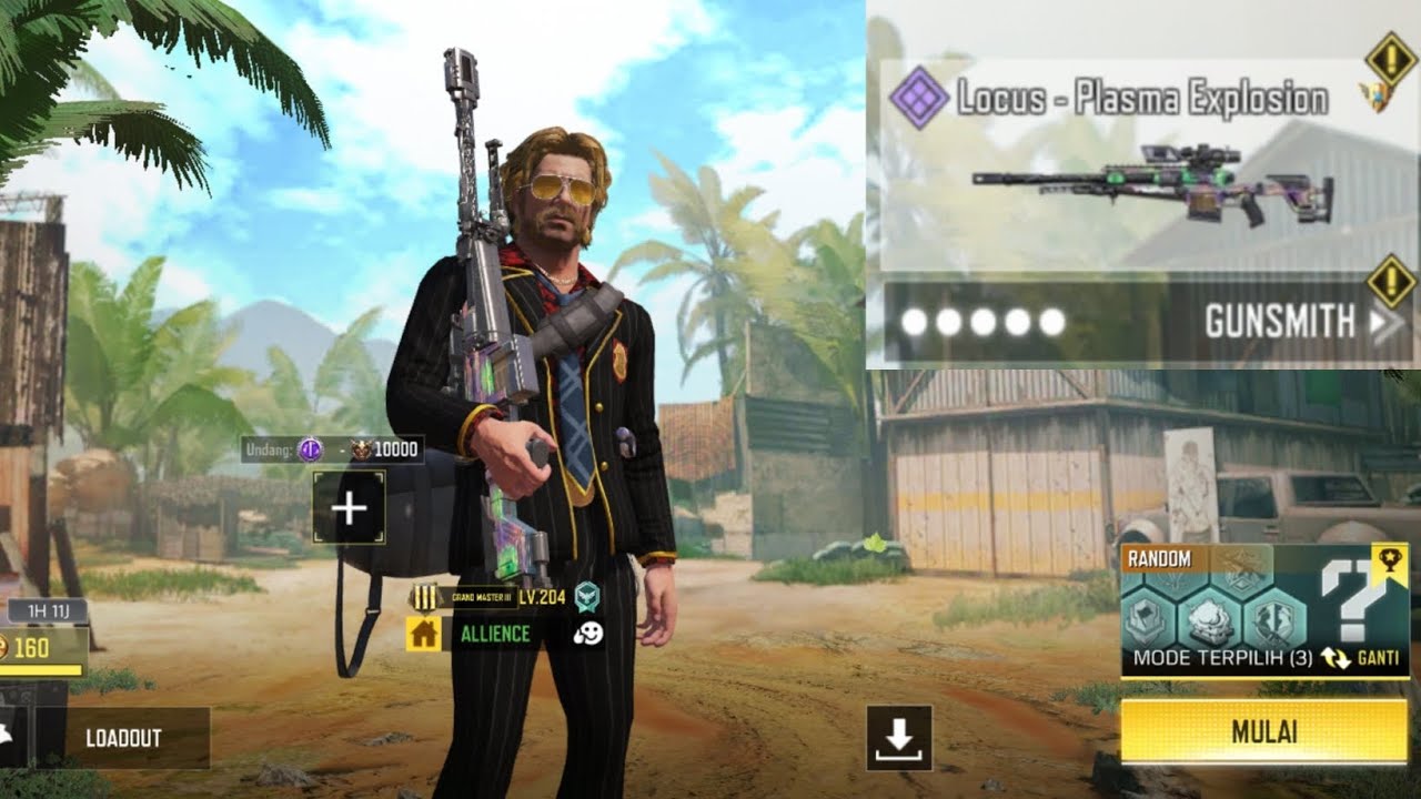 GAMEPLAY WEAPON LOCUS - PLASMA EXPLOSION - CODM Indonesia - YouTube