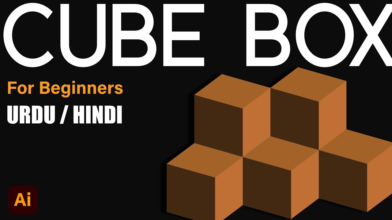 Adobe illustrator cc - Cube box tutorial - for Beginners - YouTube