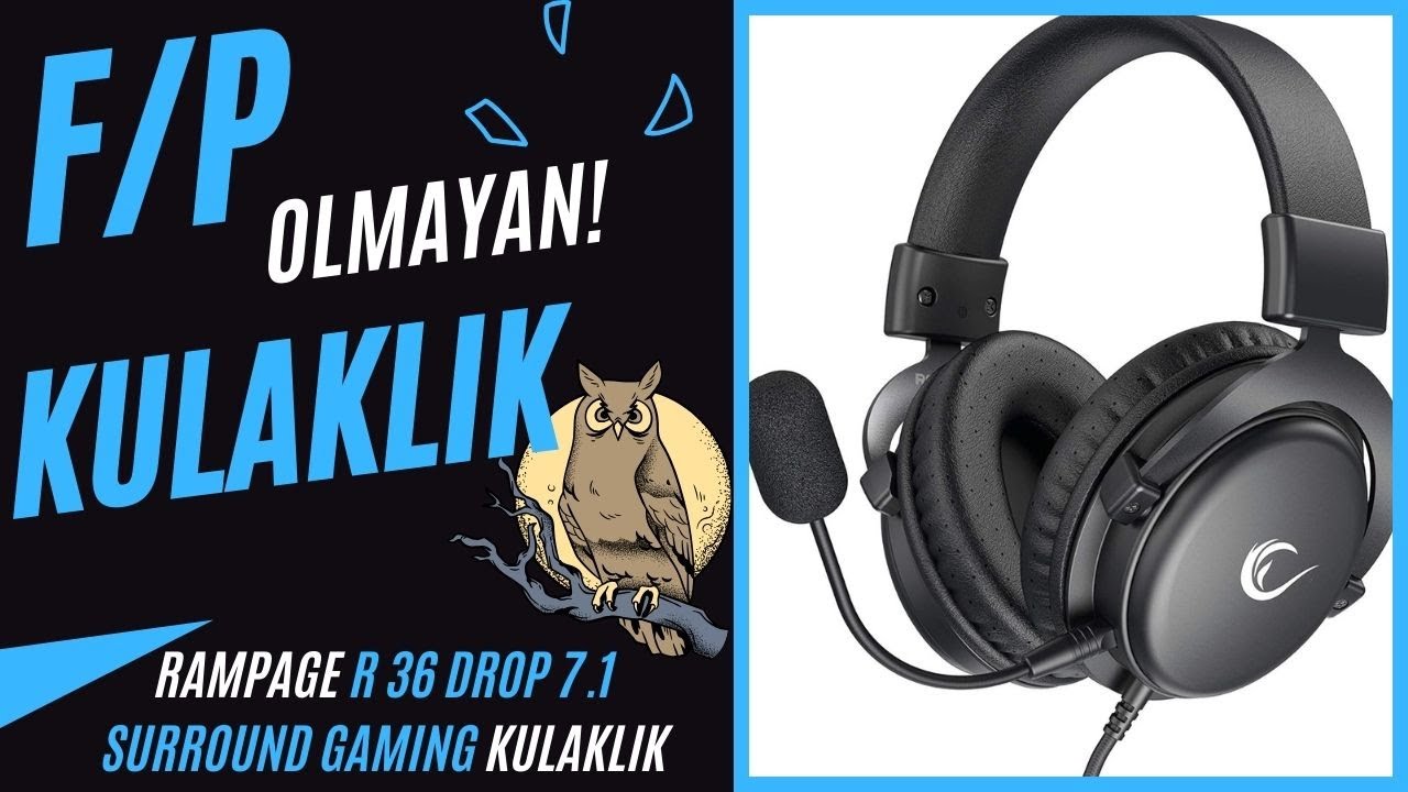 Rampage R36 DROP 7.1 Gaming Kulaklık KULLANICI DENEYİMİ. ALINIR MI ...