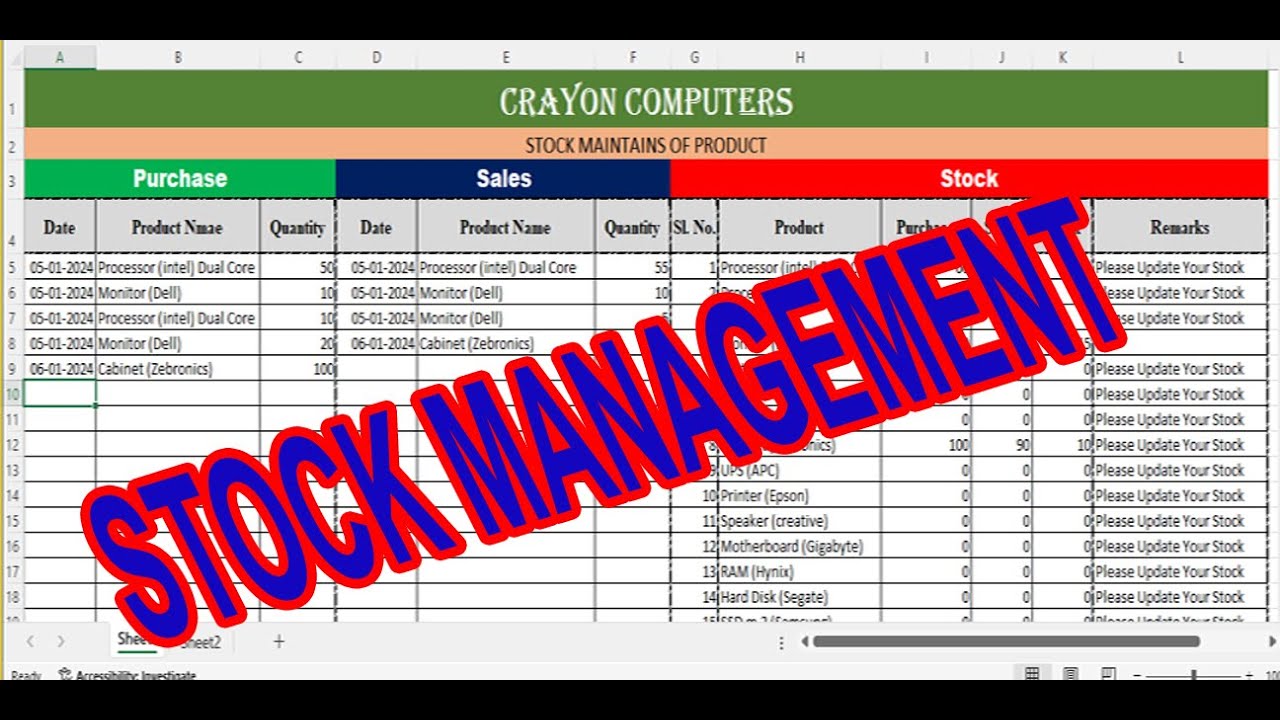 STOCK MANAGEMENT IN EXCEL INVENTORY MANAGEMENT IN EXCEL YouTube stock-management-in-excel-inventory-management-in-excel-youtube