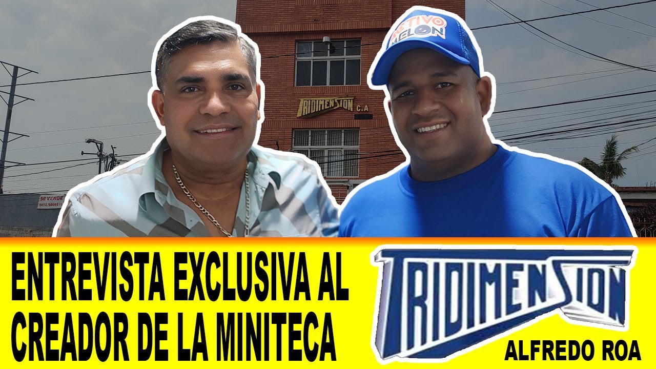 ENTREVISTA EXCLUSIVA a ALFREDO ROA, CREADOR de la MINITECA TRIDIMENSION ...