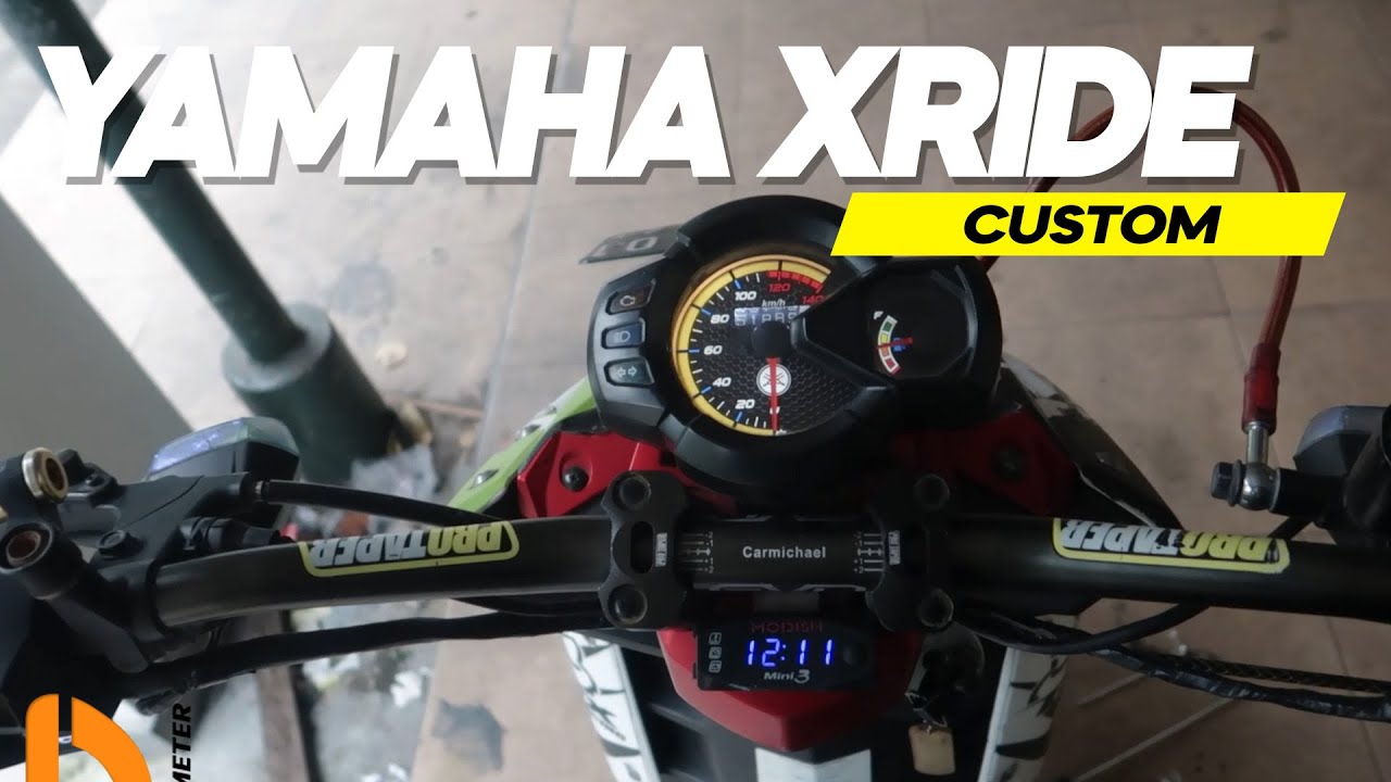 MODIFIKASI SPEEDOMETER YAMAHA XRIDE - Gearsecond Speedometer - YouTube
