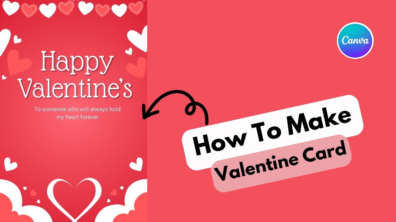 How to make a Valentine card in Canva | @Insta-story-tips - YouTube