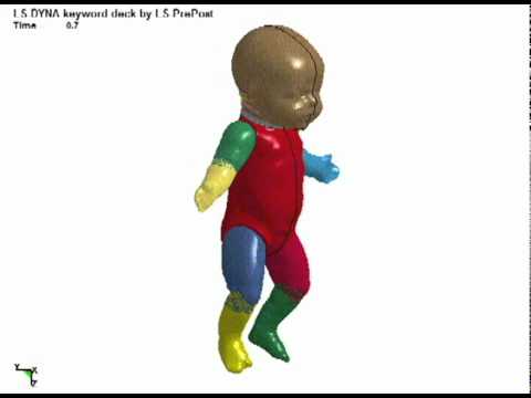 Infant ATD finite element / multi-body model - YouTube