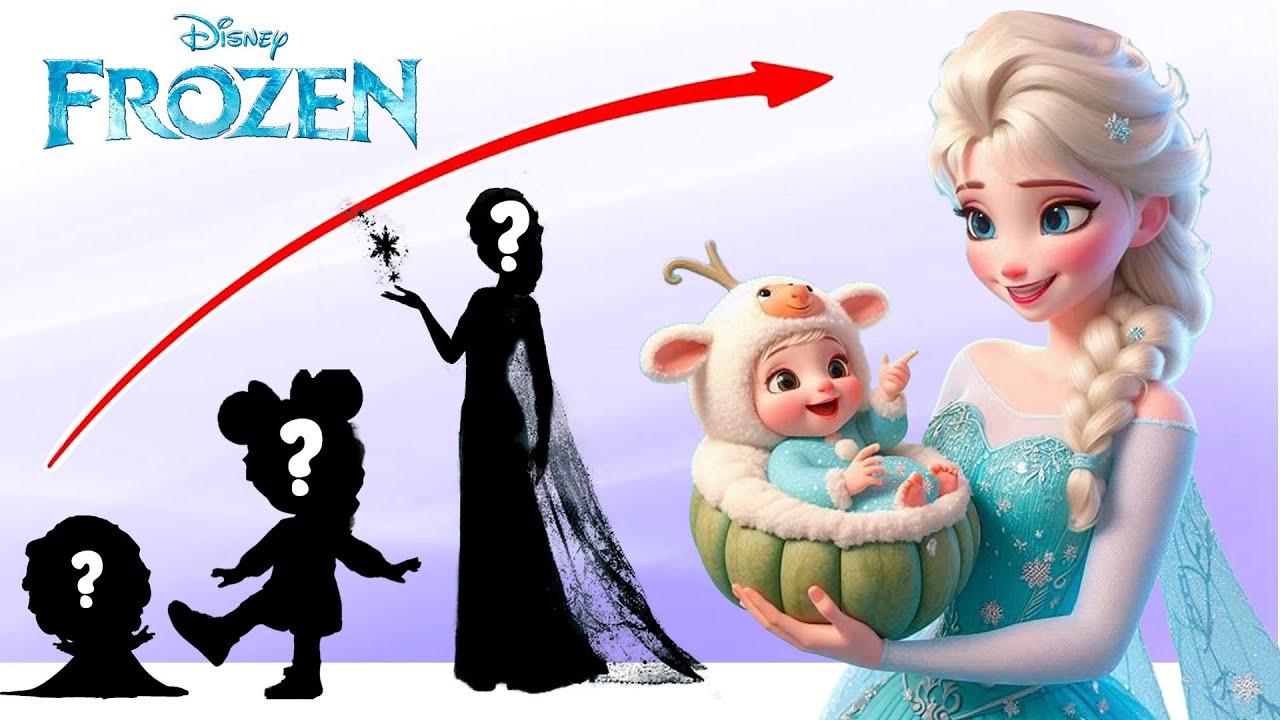 60 Minutes Frozen Elsa Growing Up Compilation | Cartoon Wow - YouTube