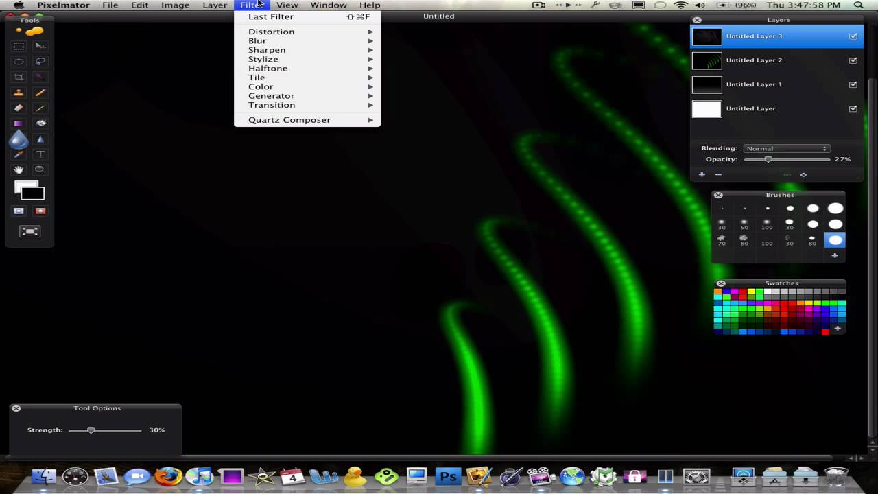 Make your Own Wallpaper in Pixelmator - YouTube