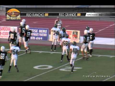 2010 APS Football: Rio Rancho Rams vs Rio Grande Ravens - YouTube