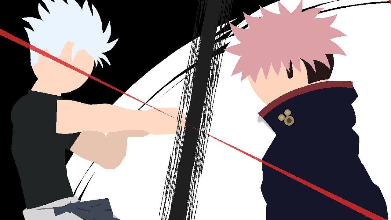 Gojo uses Black Flash on Sukuna - YouTube