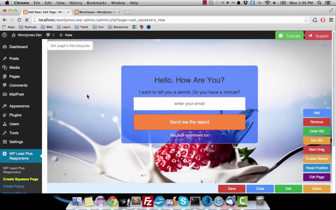 How To Make Transparent Squeeze Page In WordPress - WP Lead Plus - YouTube
