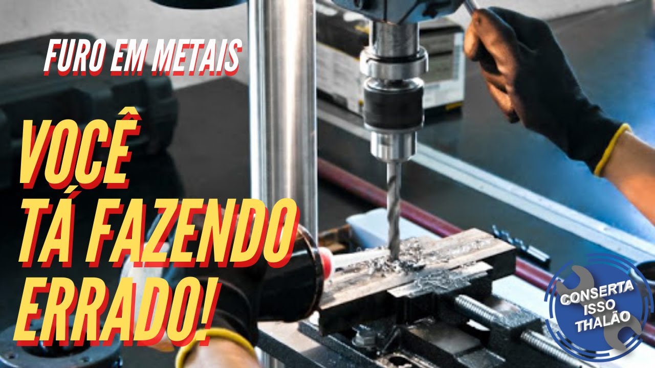 Furos em metal. O que você precisa saber - Conserta isso Thalão - YouTube