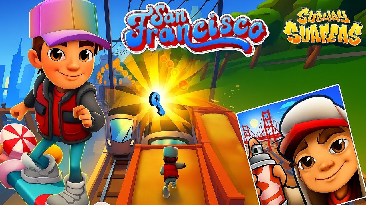 Subway Surfers MARATHON CHALLENGE San Francisco 2025: Outatime Jake GAMEPLAY - YouTube