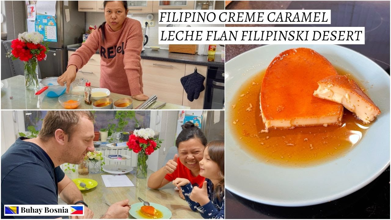 Leche flan je omiljeni desert na Filipinima | Easy to make Leche flan a ...