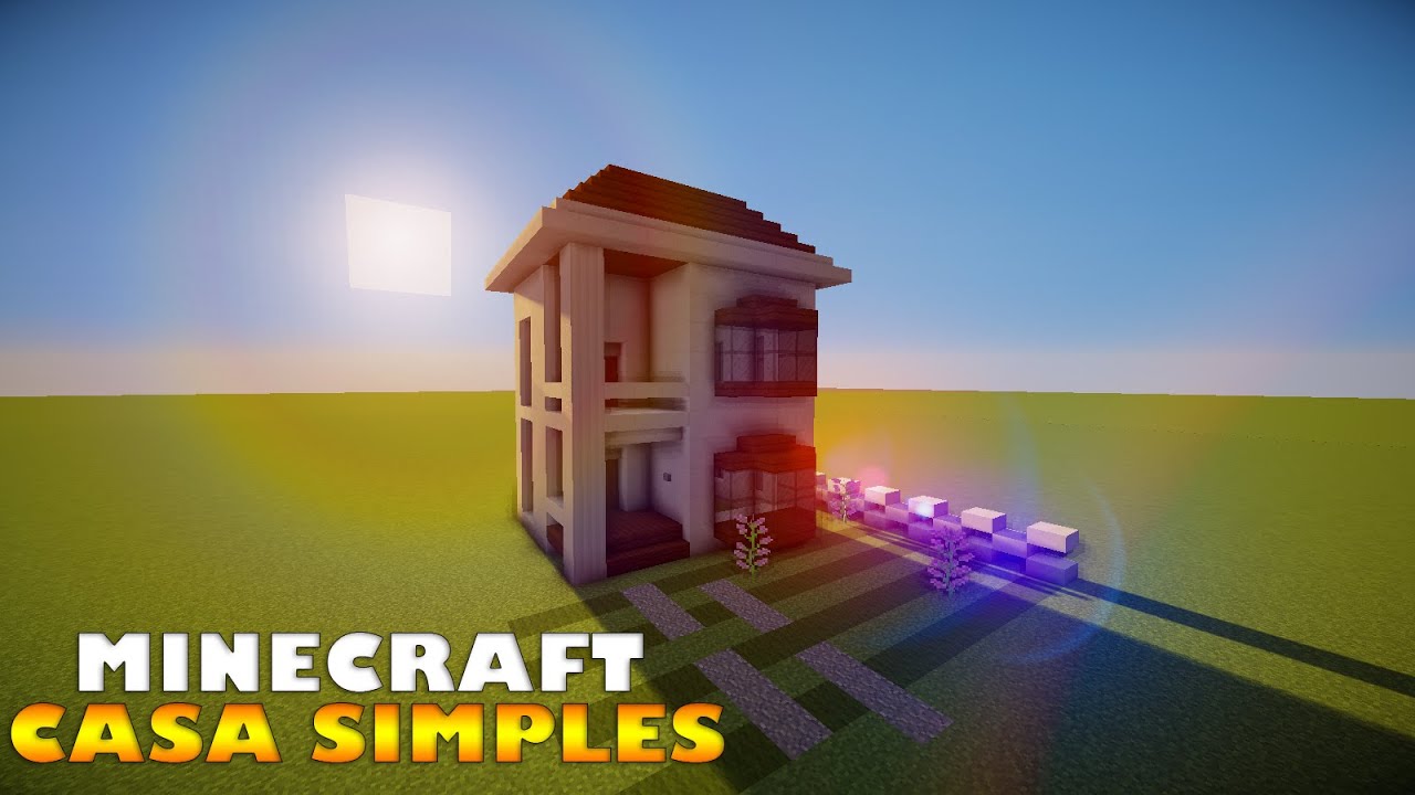 Minecraft: Como Construir uma Casa Simples - YouTube