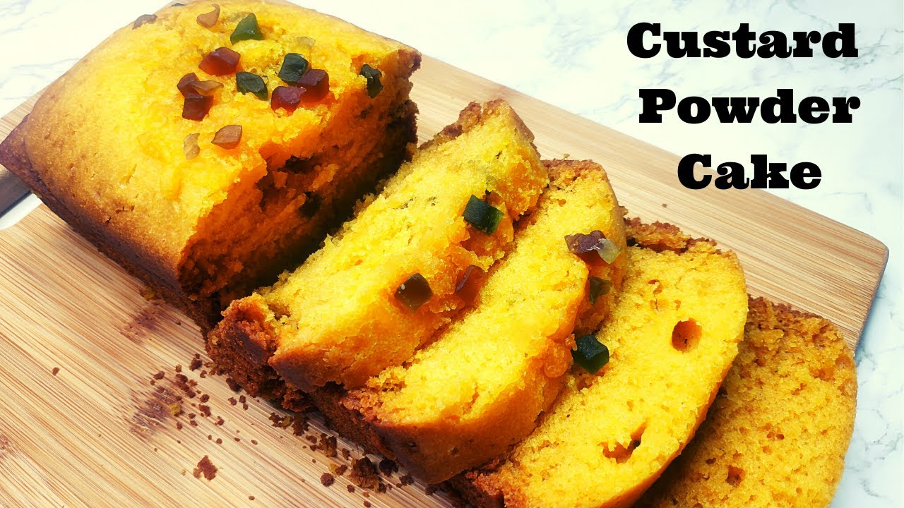 Custard Powder Cake | Custard cake recipe | custard sponge cake - YouTube