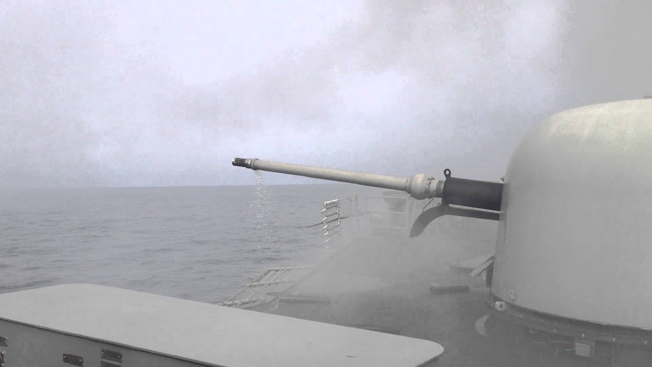 MK75 76mm Artillery Weapon - YouTube