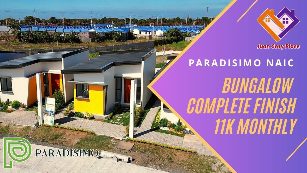 Siena - A Complete Finish Bungalow Type House in Paradisimo Naic For As ...
