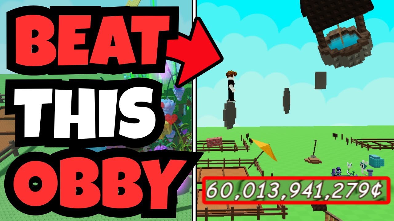 Obby *Challenge* To Win BILLIONS! - Grow A Garden - YouTube