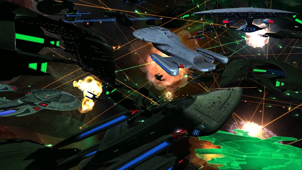 Star Trek Armada 3 Romulan War cinematic battle - YouTube