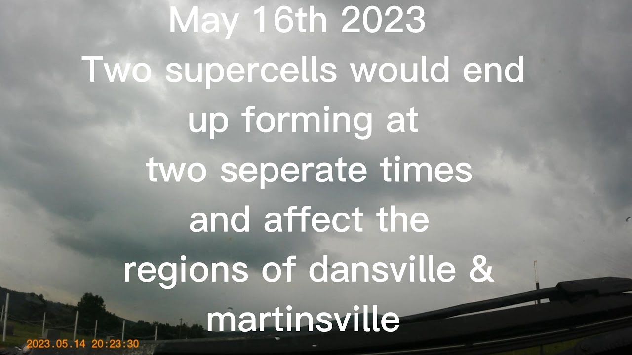 May 16th 2023. Full Chase, Two severe supercells - YouTube