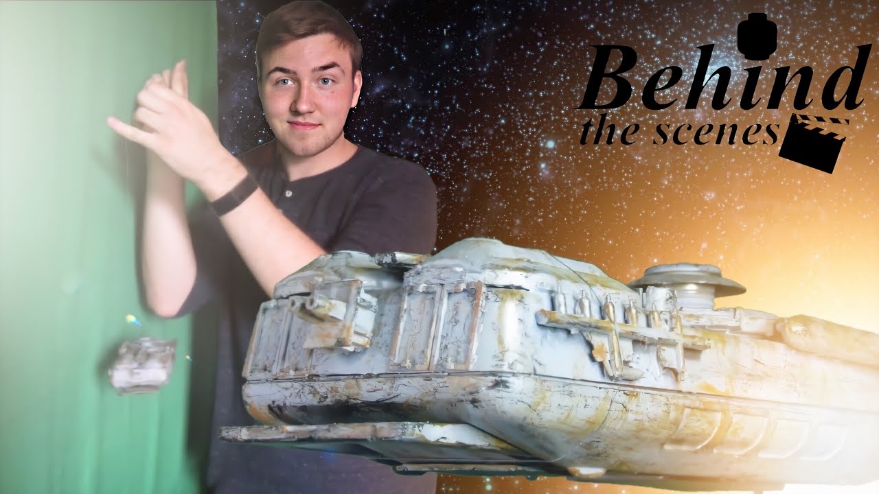 Using A Spaceship Model To Film Epic Shots !! (Behind The Scenes) - YouTube