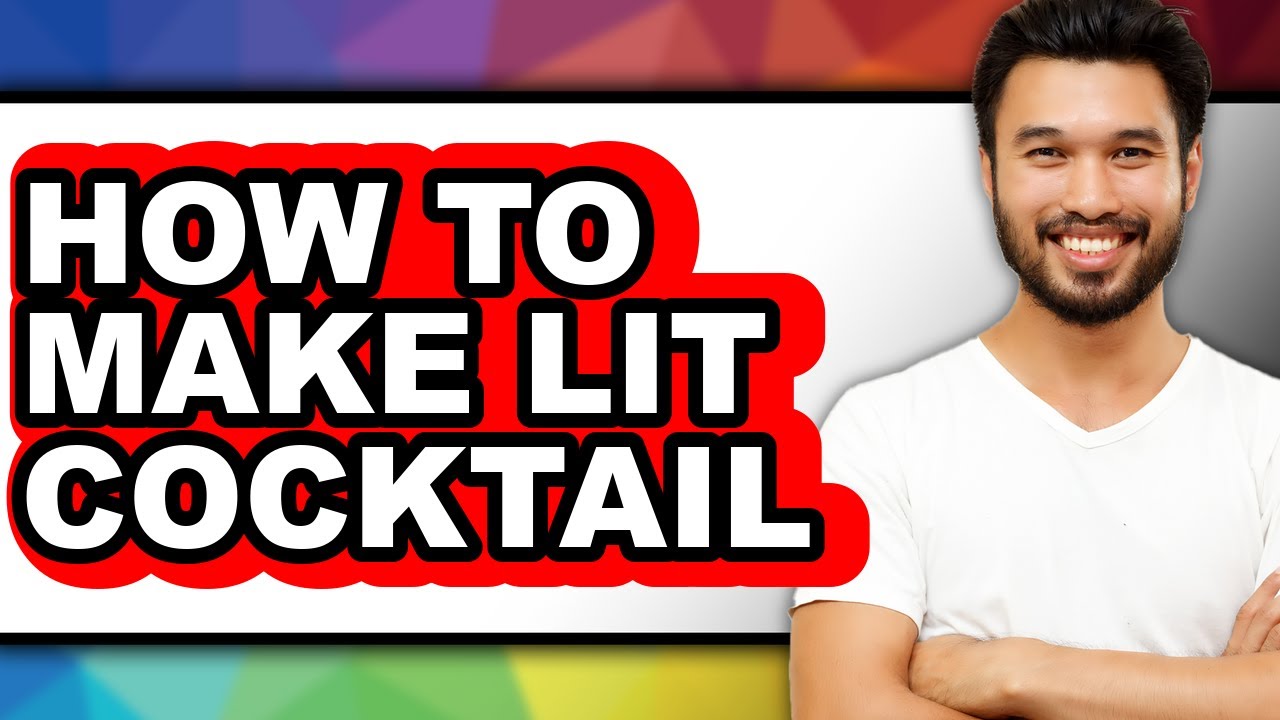 How To Make Lit Cocktail - Full Guide - YouTube