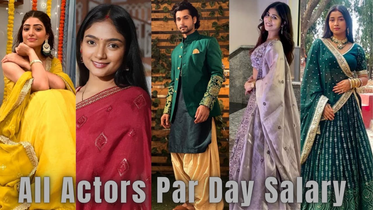 Man sundar serial || All actors par day Salary || #trending #viral ...